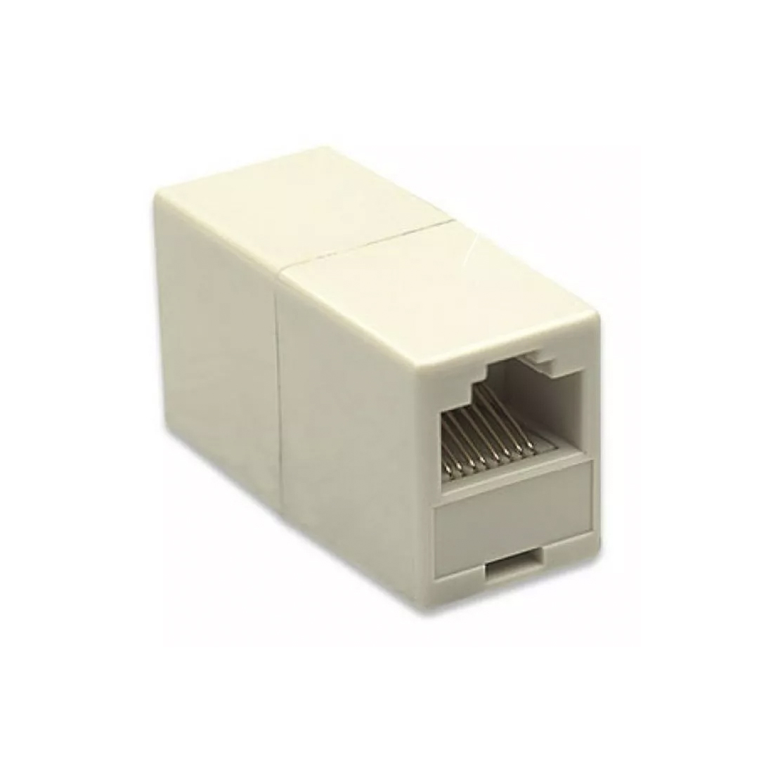 Conector Union Cupla Acople Rj45 Hembra Hembra Red Lan Cable – PC Tecno