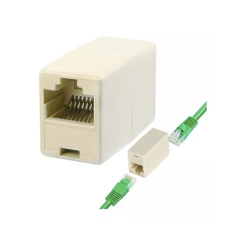 Conector Union Cupla Acople Rj45 Hembra Hembra Red Lan Cable – PC Tecno
